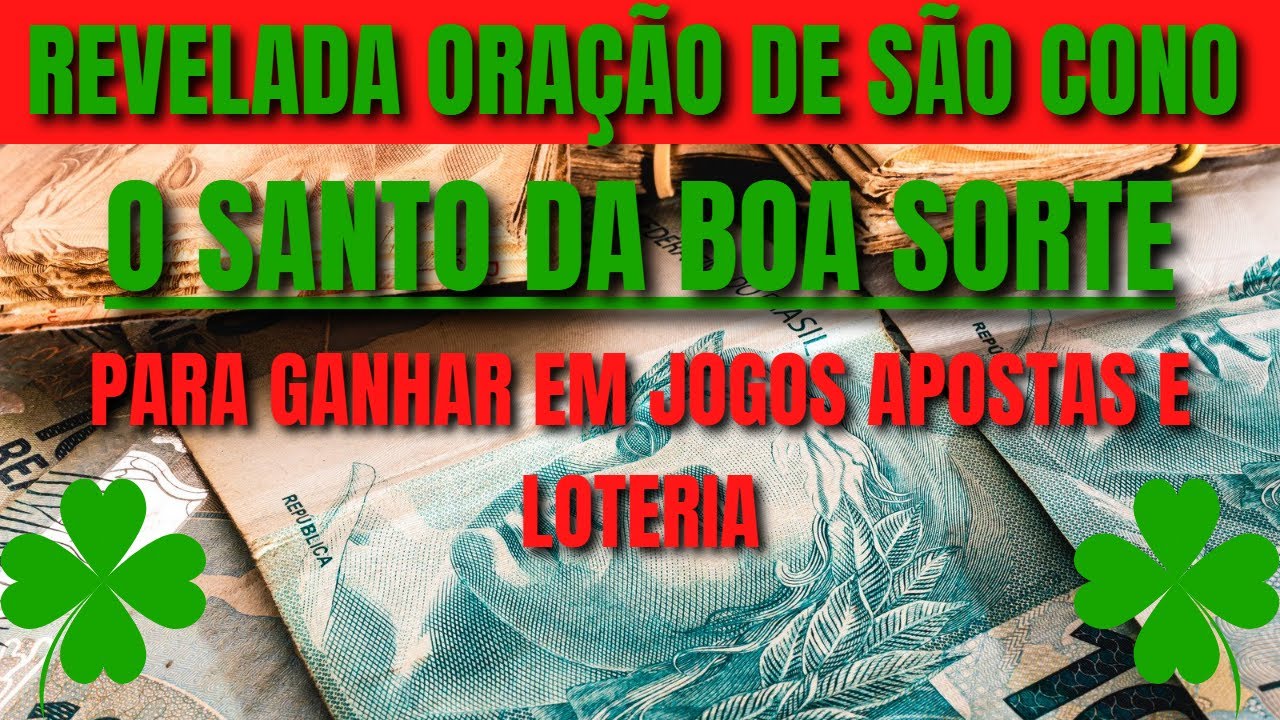 REVELADA FORTE E PODEROSA ORAÇÃO DE SÃO CONO O SANTO DA BOA SORTE🍀 ...