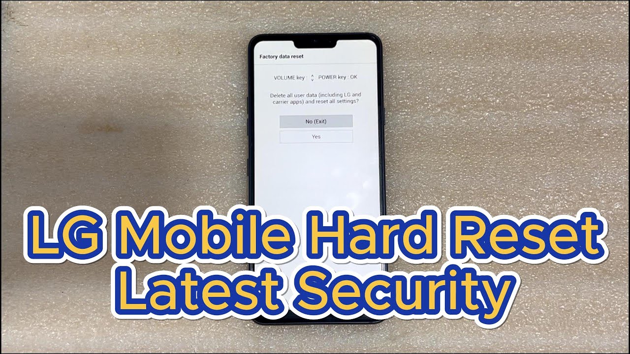 How To Hard Reset(Factory Reset) Any LG Phone Easy Way - YouTube
