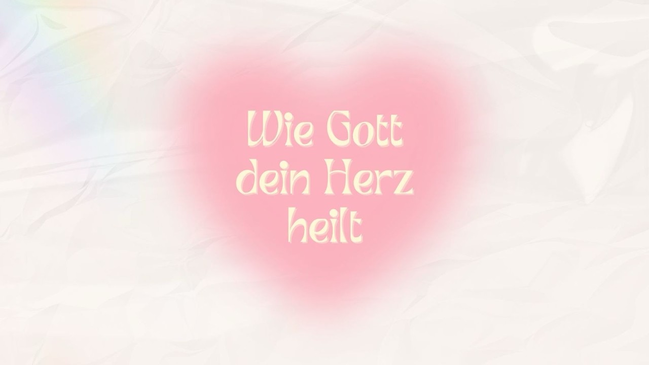 Wie Gott dein Herz heilt | Dieter Dück - YouTube
