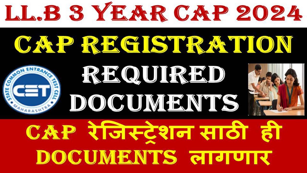 llb 3 year cap registration documents 2024 | llb 3 years cet 2024 | law ...
