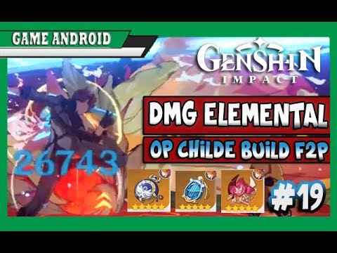 Sakit Banget !!! - Showcase Build DMG Elemental Burst Childe Tartaglia ...
