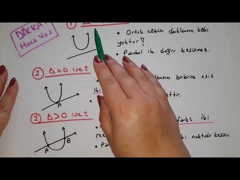 Doğru ile Parabolün Durumu / Parabol #4
