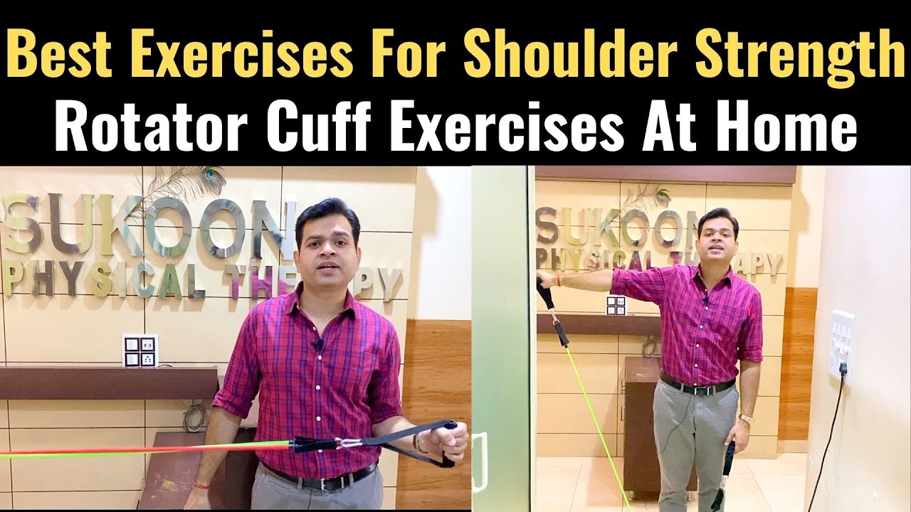 Shoulder Exercises with Resistance Tubes, Rotator Cuff Strengthening ...