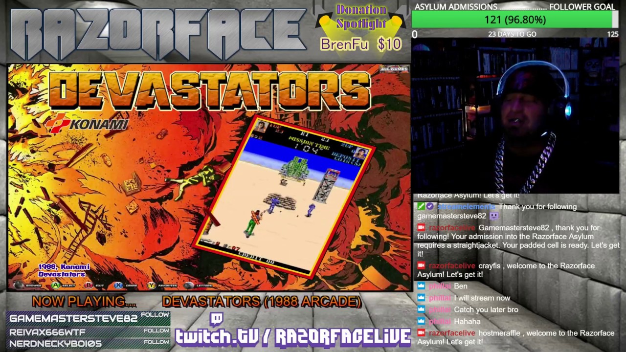 Devastators (1988 Arcade) - Razorface Live - YouTube
