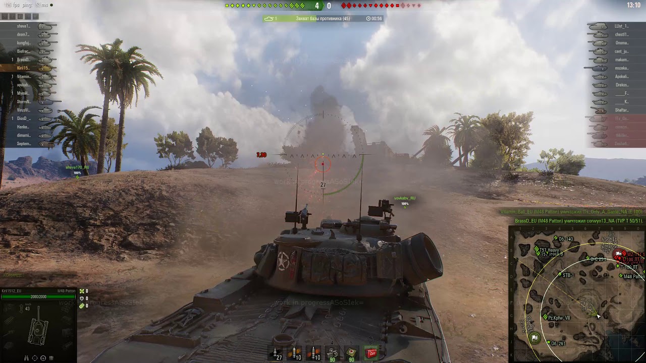 World of Tanks HD Maps - I7 4790k + GTX 1070 (Sandbox) - YouTube