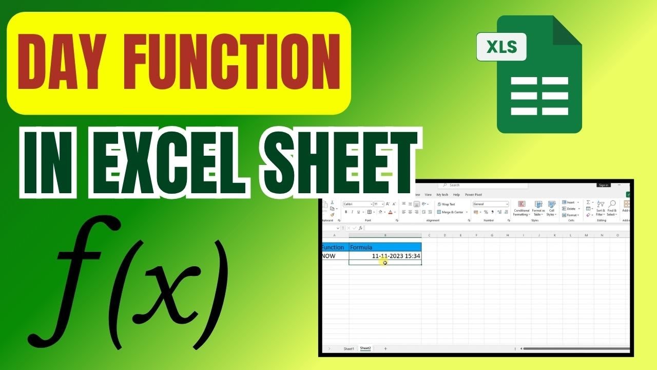 How To Use Day Function In Excel Sheet YouTube How To Use Day Function In Excel Sheet YouTube