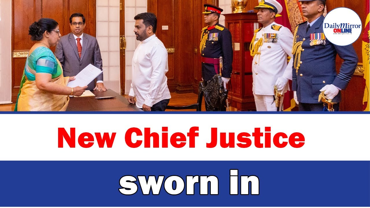 New Chief Justice sworn in - YouTube