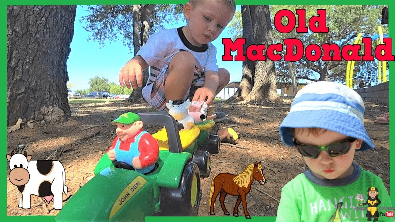 Throwback Thursday Pretend Play Old Macdonald Tractor Meets Lightning ...