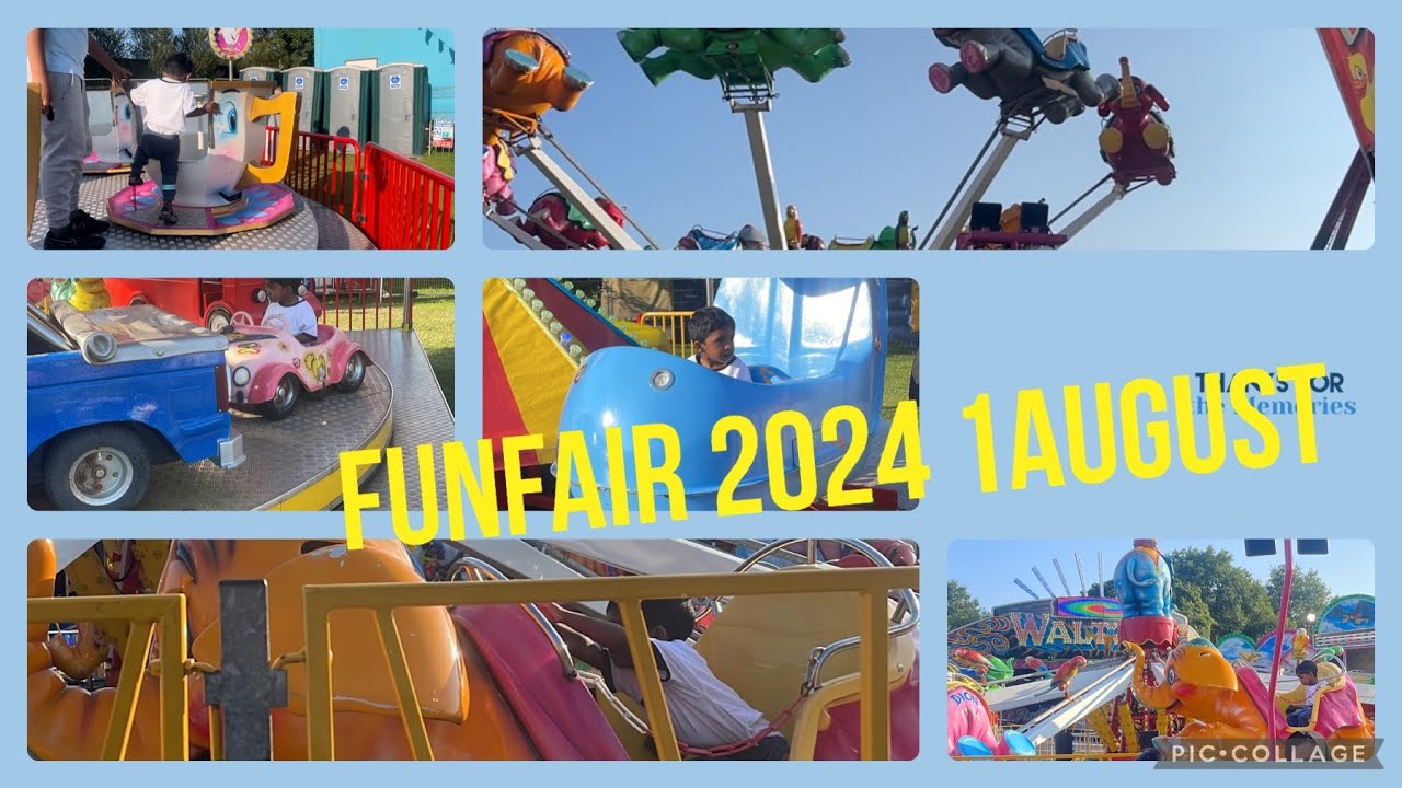 Mursal enjoying at different Rides at funfiar#amazing rides#blackburn# ...