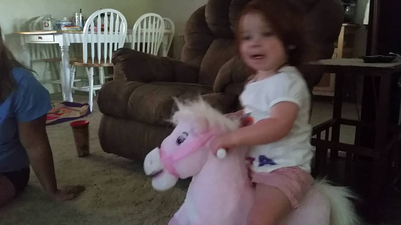 Rocking rider pony - YouTube