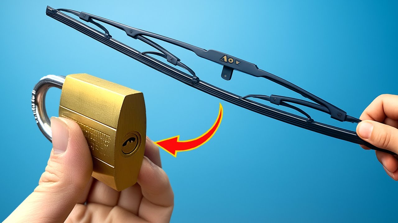 Crazy Way to Open ANY Lock Without a Key in a Flash! SMART DIY TIPS ...