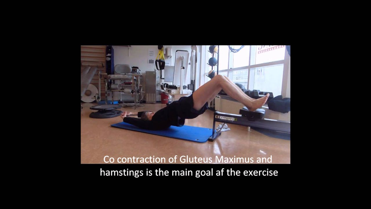Eccentric hamstring curl in a rowing machine - YouTube