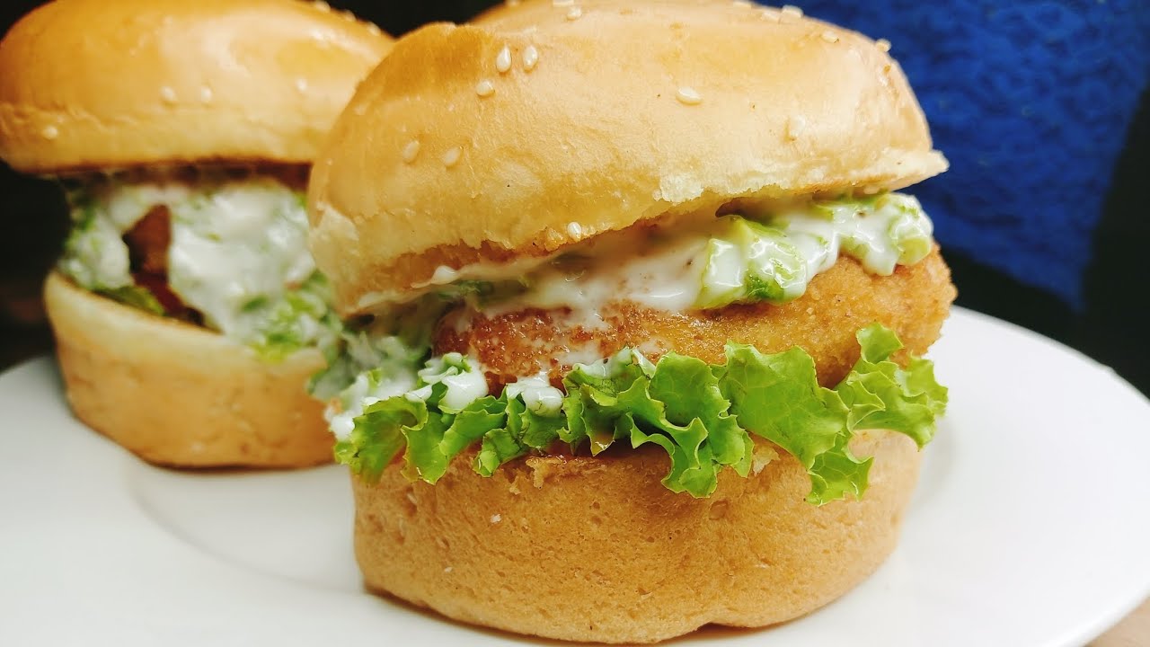 NaNo Special Recipe Chicken Patty Burger 🍔 Ki Recipe from Ariya with ...