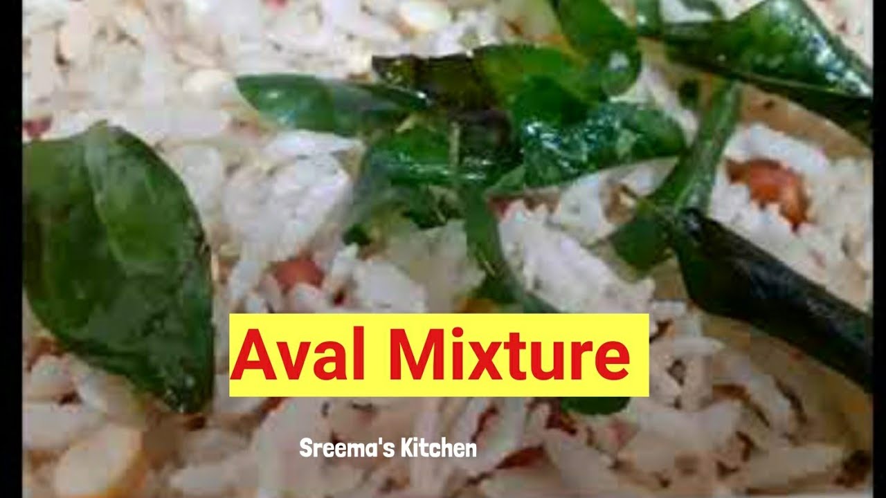 Evening Snacks Recipe in Tamil | Aval Mixture Recipe in Tamil | Mixture ...