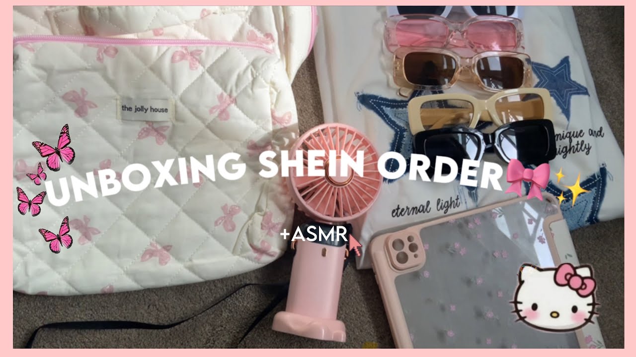 unboxing shein mini order 🫶🎀 🌸 - YouTube