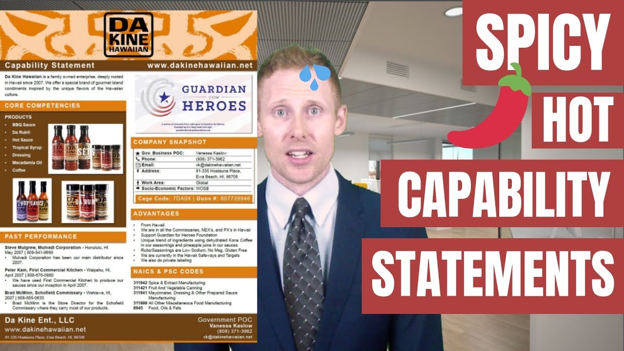 Capability Statements- What your GovCon Business MUST have in a Winning ...
