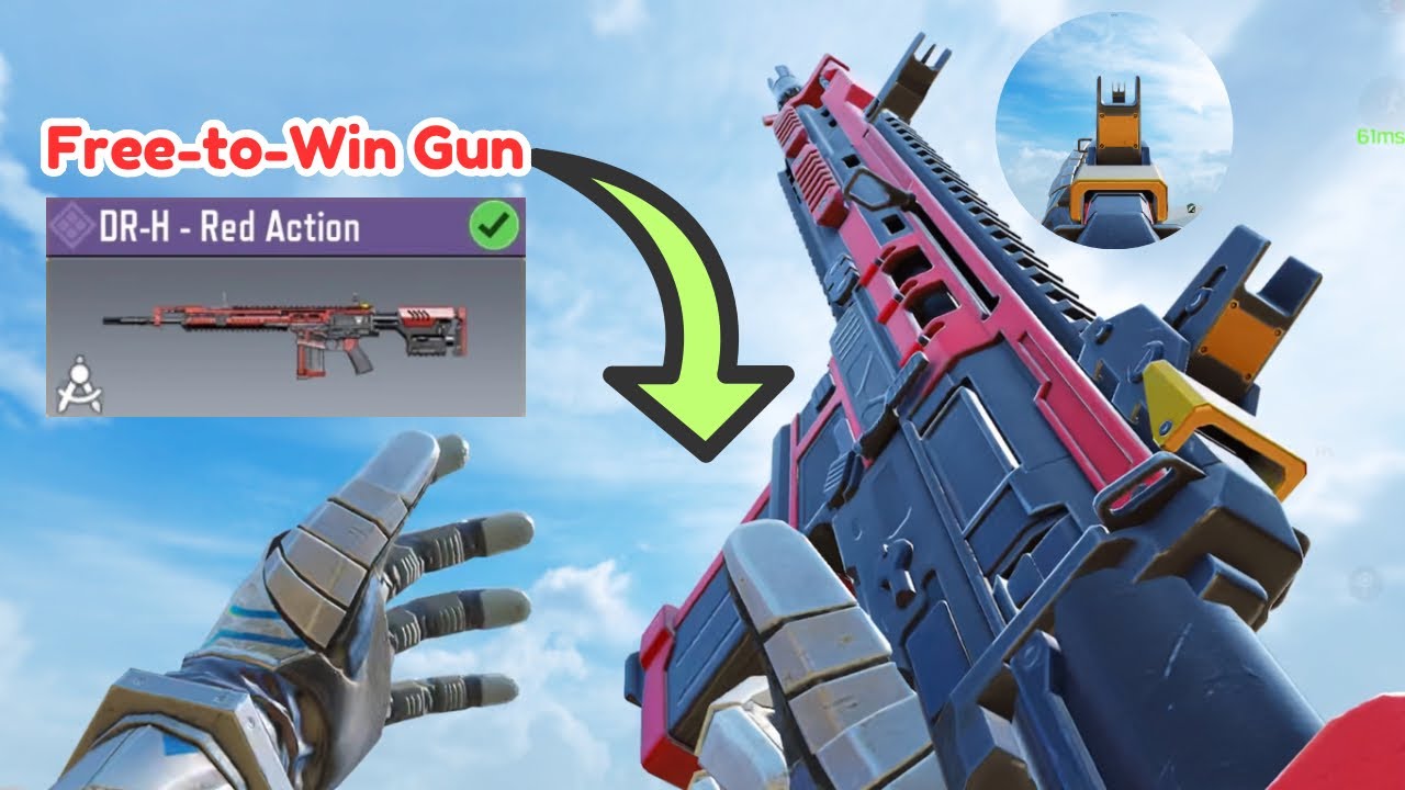 DRH - Red Action is fully Free-to-Win Gun ll Best DRH Gunsmith ll CODM ...