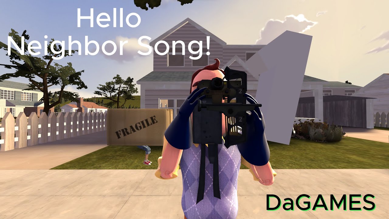[SFM] Hello neighbor song by DaGames! Re-animated! - YouTube