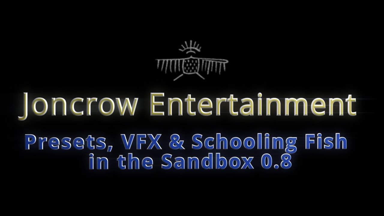 VFX, Presets and Schooling Fish in The Sandbox Game Maker 0.8 - YouTube