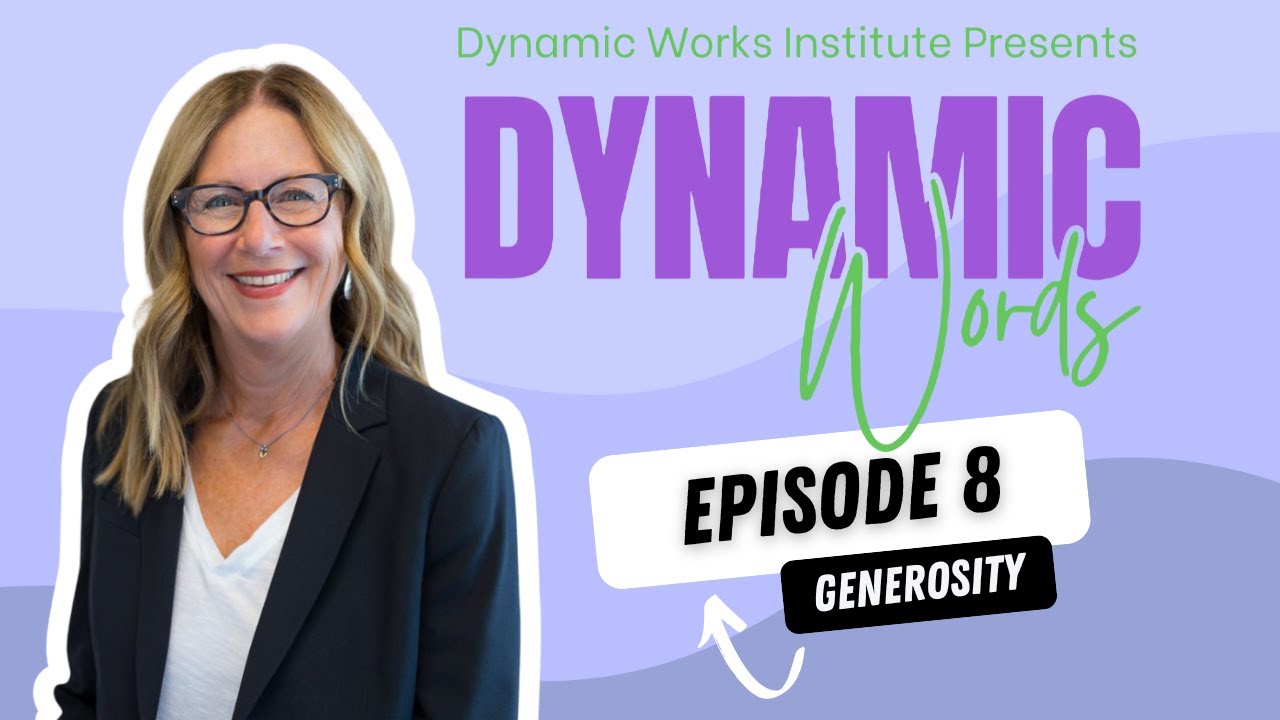 Dynamic Words - Generosity - YouTube