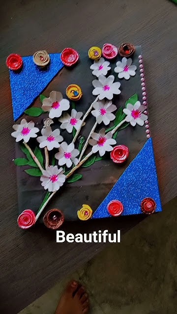 diy project file cover design #craft#project#easy - YouTube