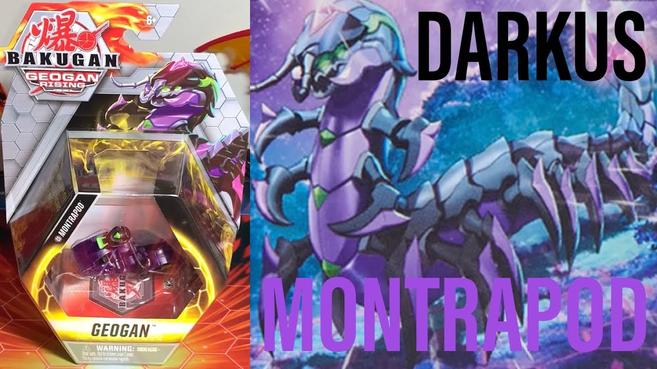 Darkus Montrapod Geogan Unboxing | BAKUGAN : GEOGAN RISING - YouTube