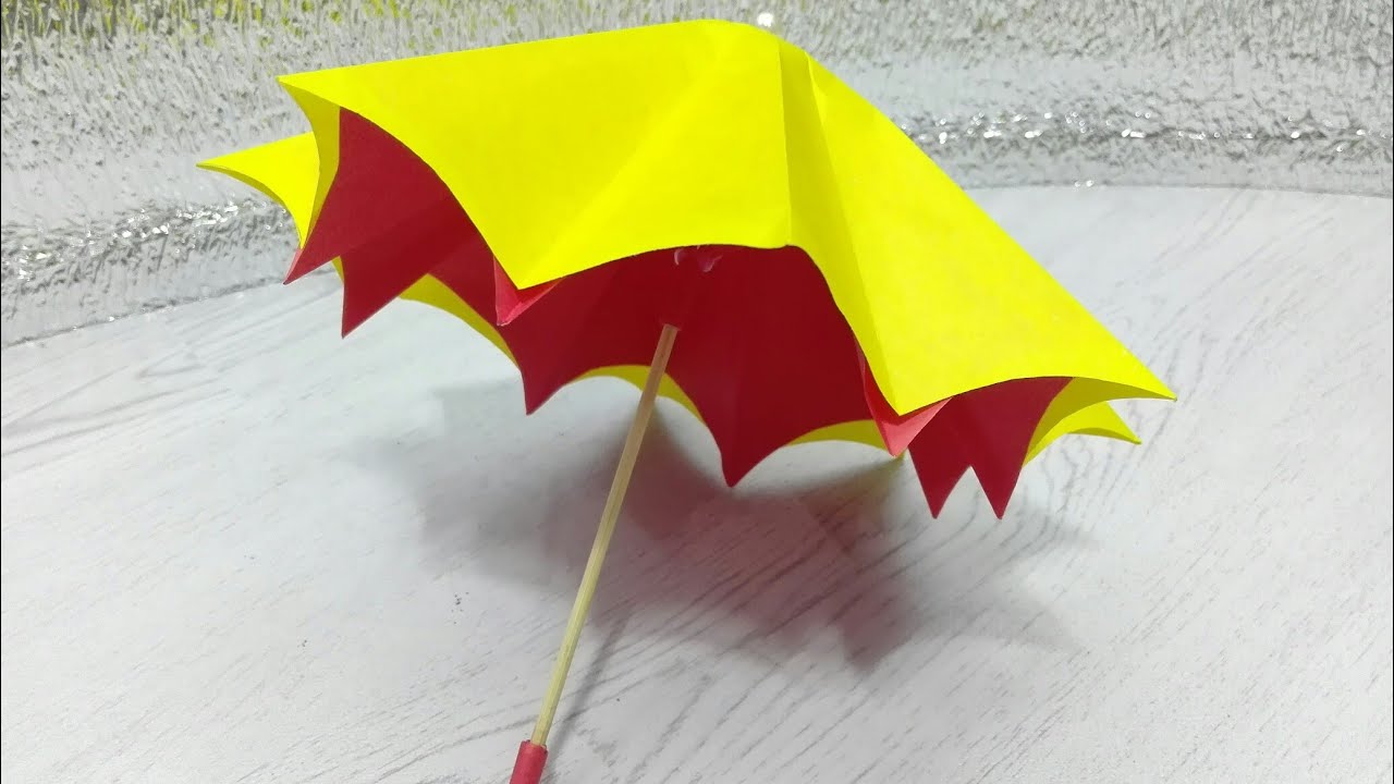 Origami Umbrella DIY Foldable Paper Umbrella How To Make Umbrella YouTube origami-umbrella-diy-foldable-paper-umbrella-how-to-make-umbrella-youtube