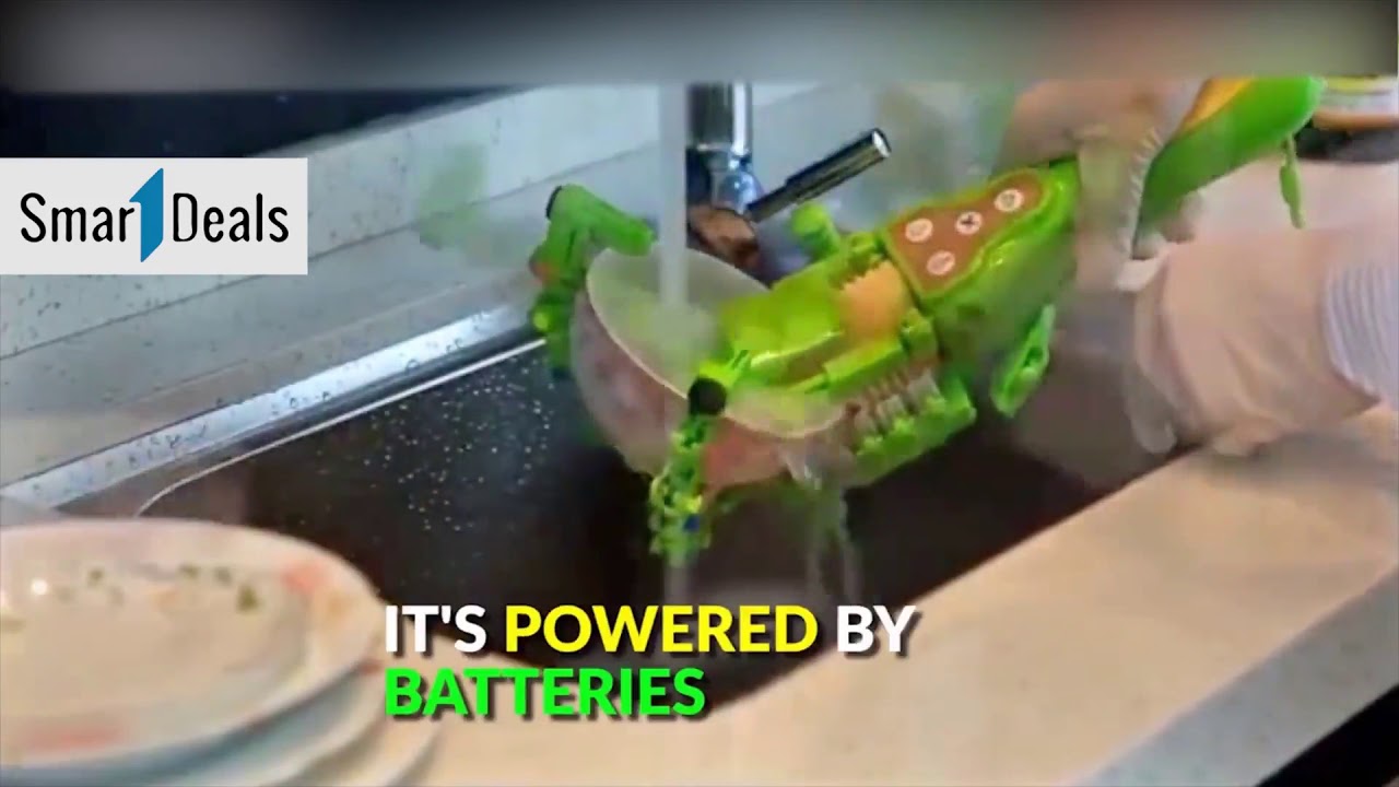 SMART AUTOMATIC DISH SCRUBBER™ - YouTube
