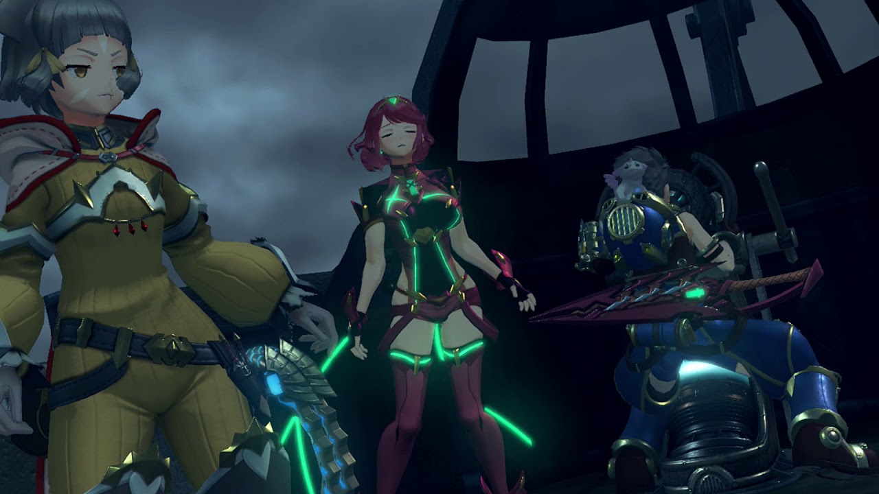 Xenoblade Chronicles 2 Cutscene 034 - Depart for the World Tree ...