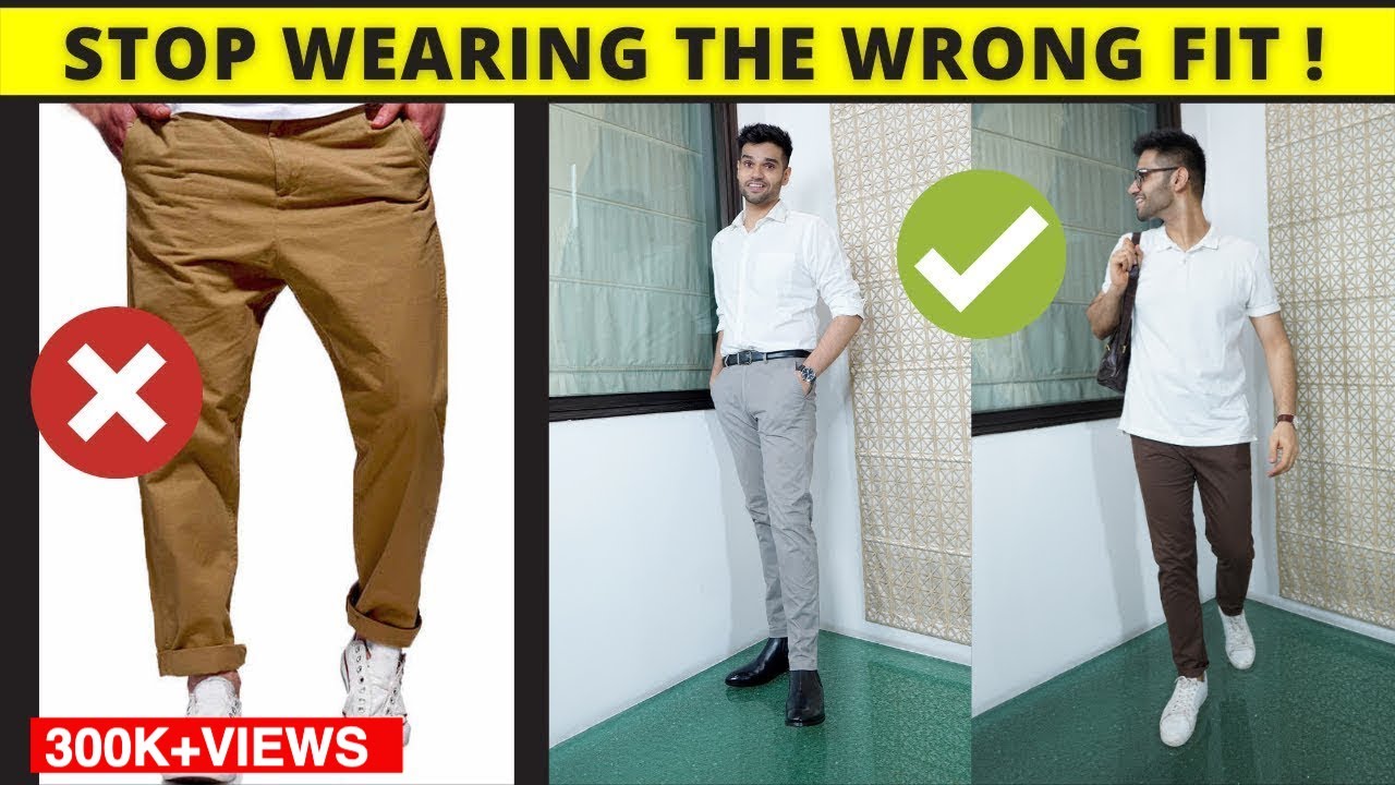 5 RULES for Chinos For Men *WITH LINKS* | Chinos Fitting Guide ...