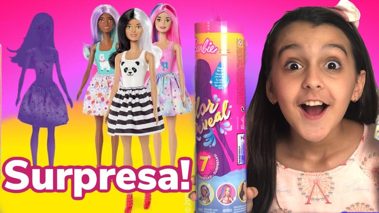 Abrindo nova Barbie color reveal / Barbie Girl - YouTube