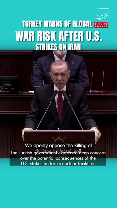 Turkey Warns of Global War Risk After U.S. Strikes on Iran | Urges Immediate De-escalation - YouTube