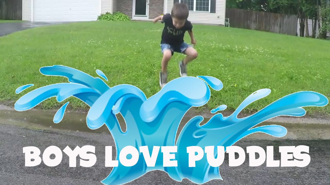 Slow Motion Puddle Jumping | A day in our life vlog - YouTube
