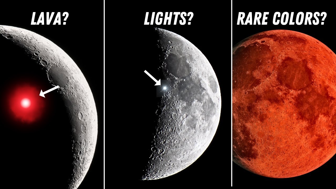 RARE and MYSTERIOUS Moon Phenomena - YouTube