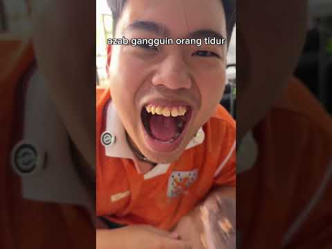 jangan gangguin orang tidur