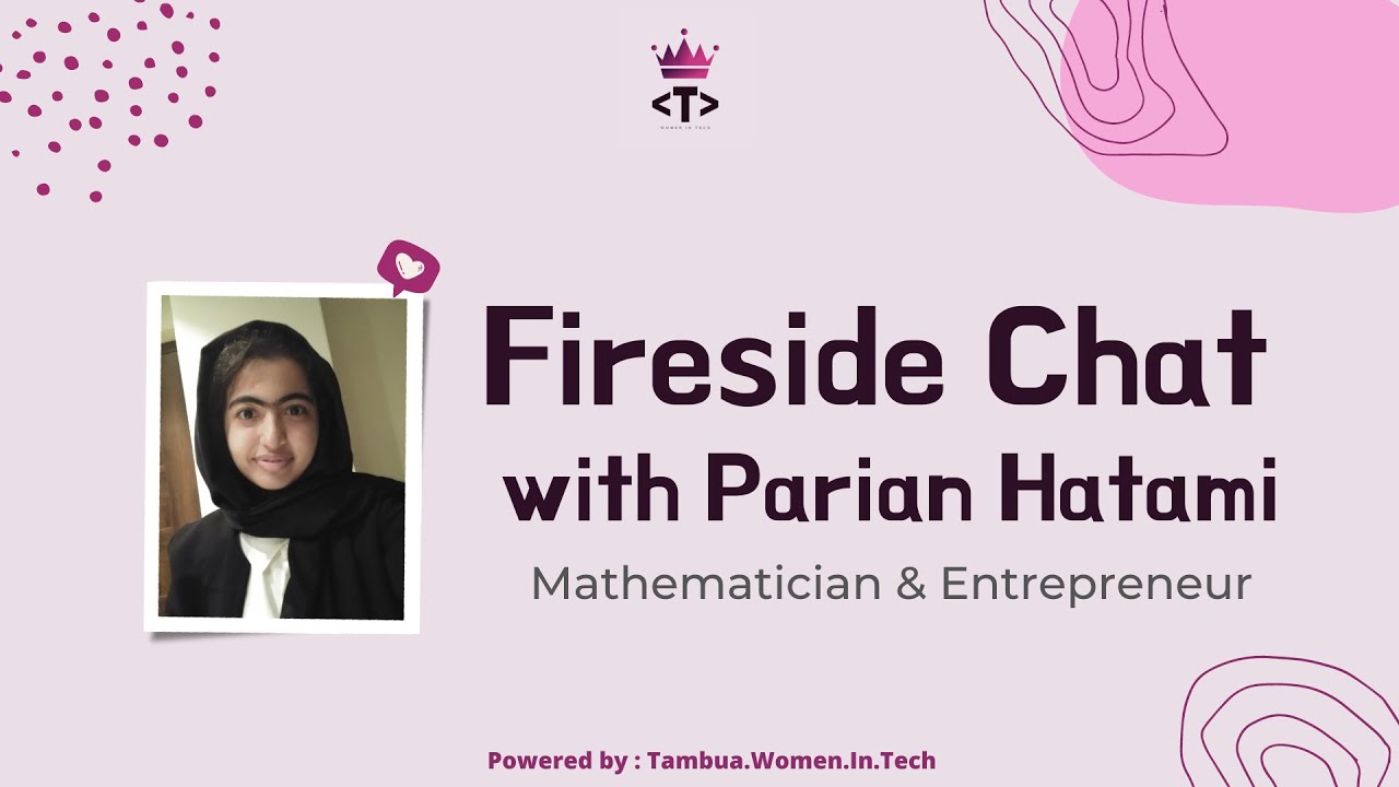 Fireside chat with Parian Hatami - Mathematician #stem #mathematics - YouTube