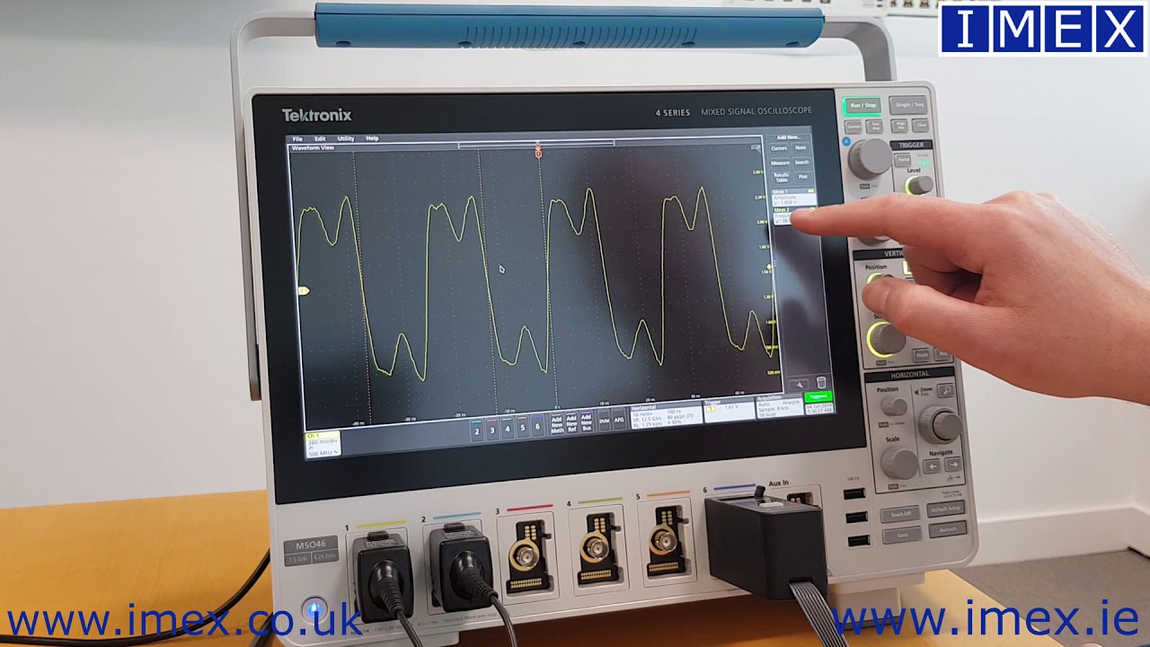 Tektronix MSO4 Series - Simple Measurements - YouTube