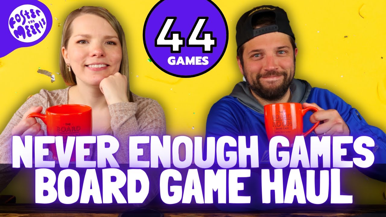 Another Huge Haul | Never Enough Board Games - YouTube