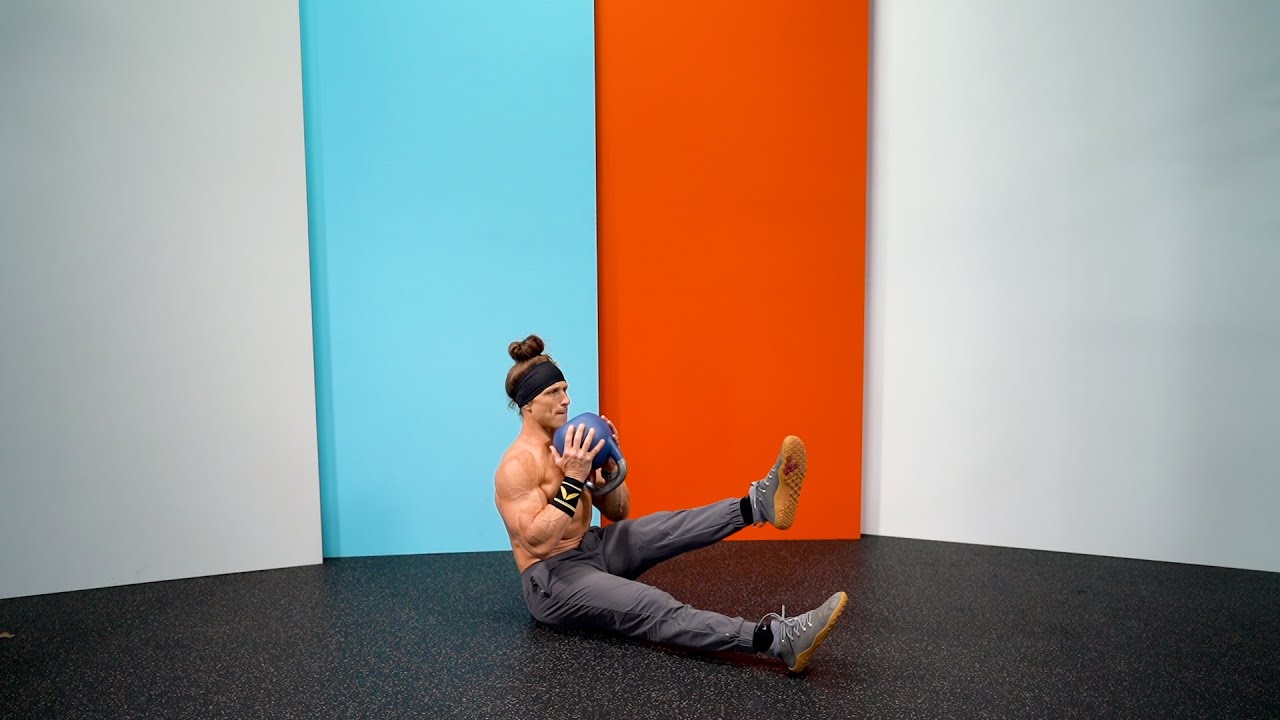 Goblet L Seated PIke Leg Lifts - YouTube