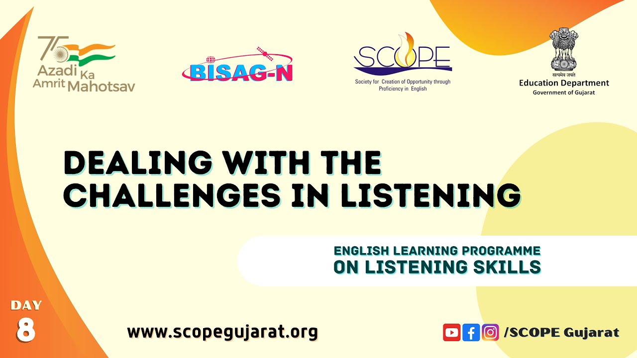 Dealing with the challenges in Listening - YouTube