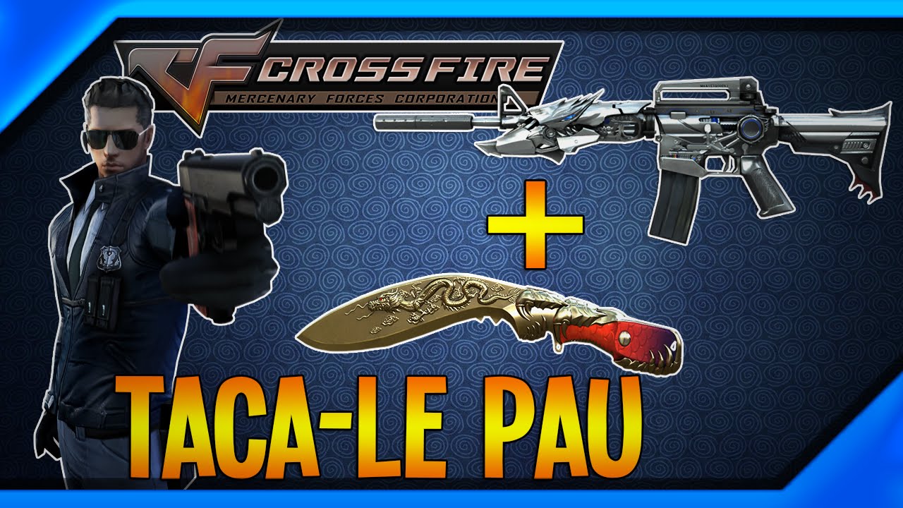 CrossFire: Taca-le Pau - M4A1 Cyborg + Kukri (VIP) - YouTube