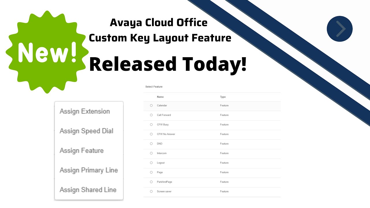 New Feature! Custom Key Layout now available with Avaya Cloud Office ...