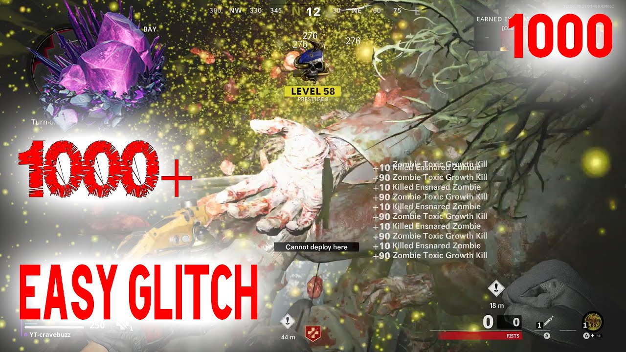 **EASY AFK XP GLITCH ZOMBIES** SUPER EASY CALL OF DUTY ZOMBIE GLITCH ...