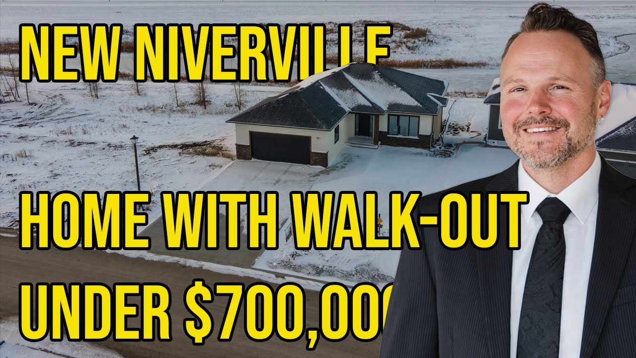 New Niverville Home with Walk-out Under $700,000 - YouTube