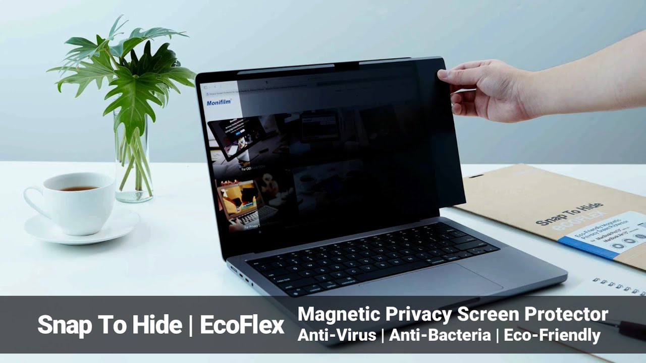 SNAP to HIDE EcoFlex | Award Winning Magnetic Privacy Screen Protector ...