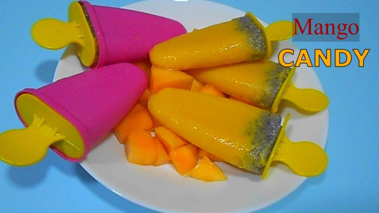 Mango Candy/Mango Popsicles/Kids Favourite Mango Ice - YouTube