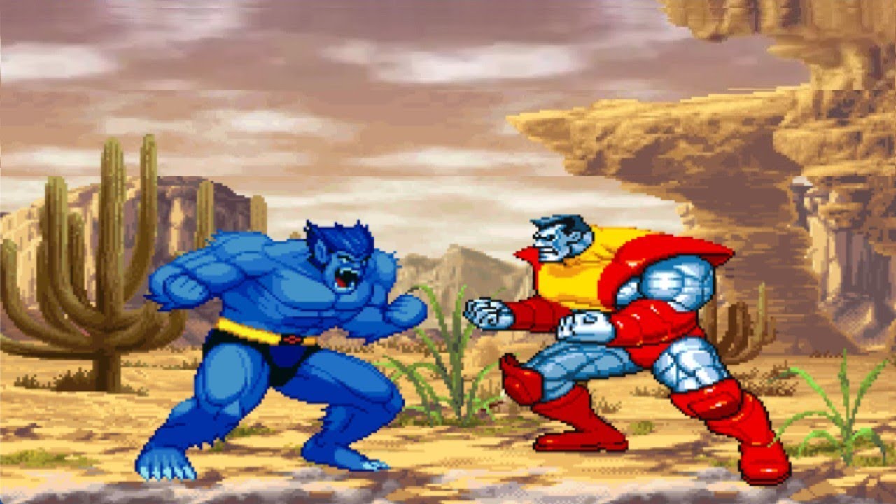 BEAST vs COLOSSUS - Savage Wild Fight😤 Marvel X-Men Mugen Comics Battle ...