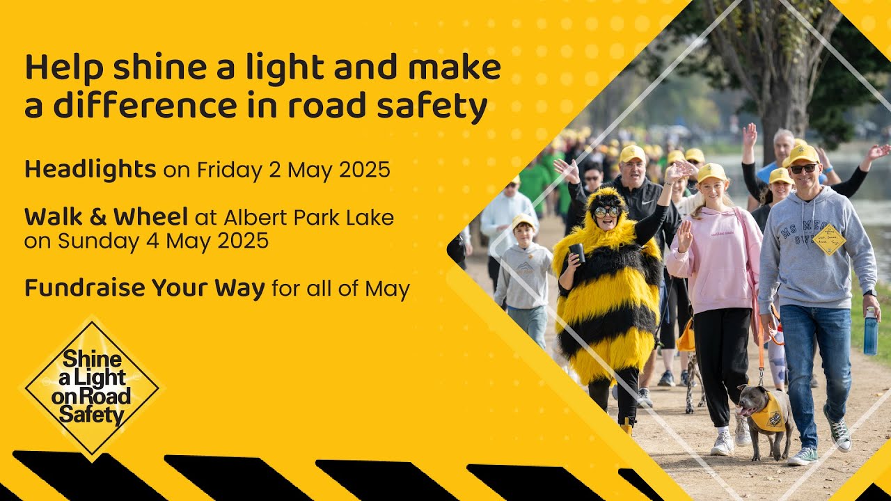 Shine a Light on Road Safety 2025 campaign - YouTube