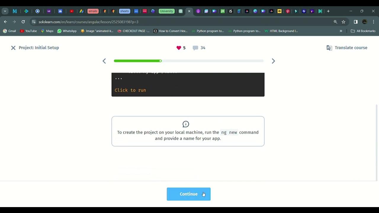 04 Project Initial Setup | Angular | Sololearn - YouTube