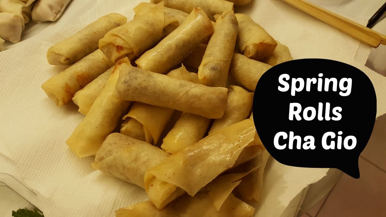Traditional Vietnamese Spring Roll Recipe (Cha Gio) - (P Tran ...